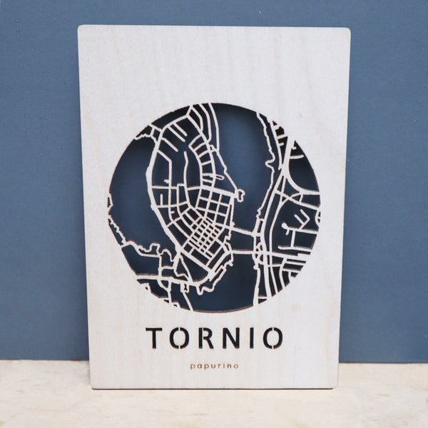 Tornio map card – Papurino