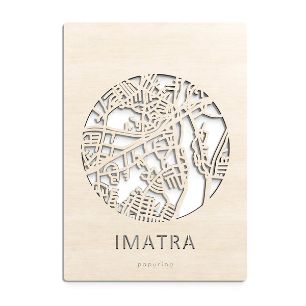 Imatra map card – Papurino