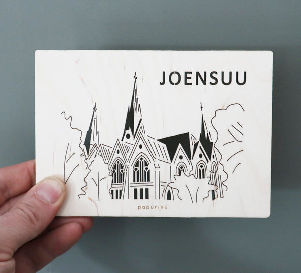 Wooden landmark-post card (several options) – Papurino