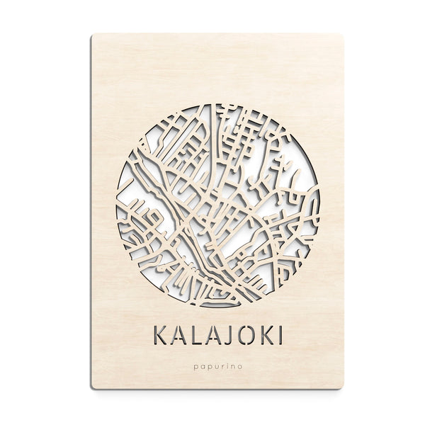 Kalajoki map card – Papurino