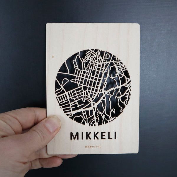Mikkeli map card – Papurino