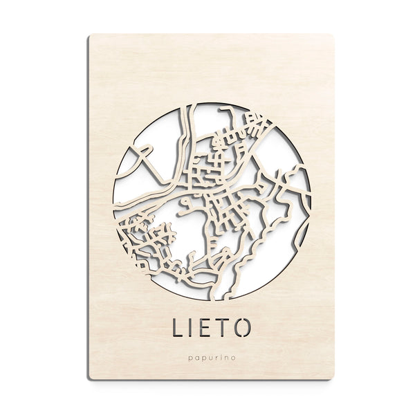 Lieto map card – Papurino