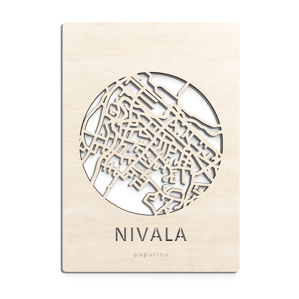 Nivala map card – Papurino