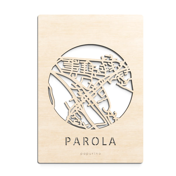 Parola map card – Papurino