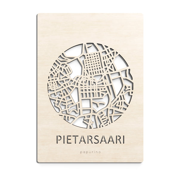 Pietarsaari map card – Papurino