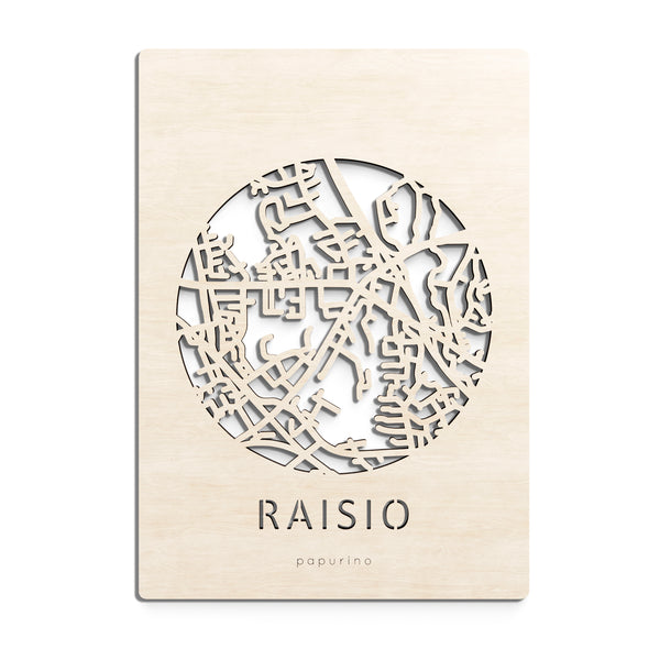 Raisio map card – Papurino