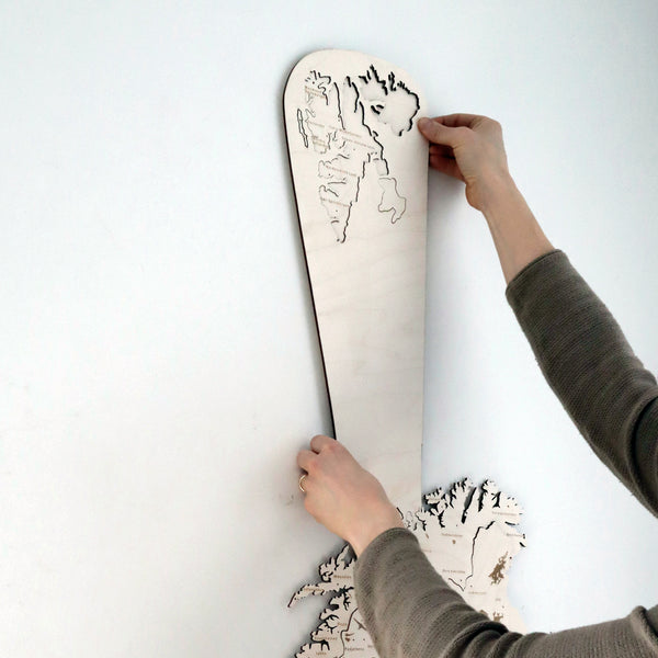 Norway with cities – Papurino